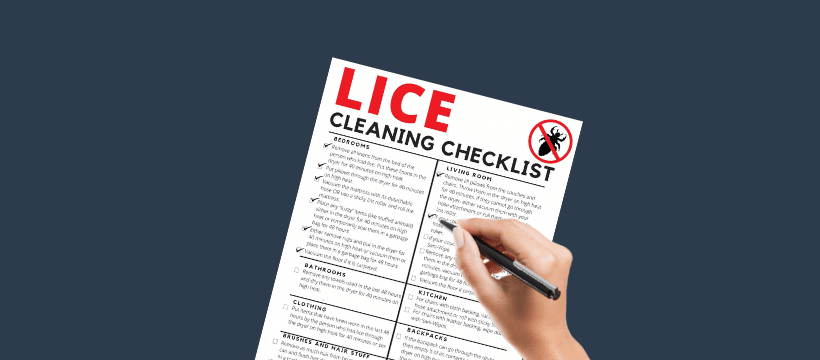 Lice Cleaning Checklist - My Lice Advice